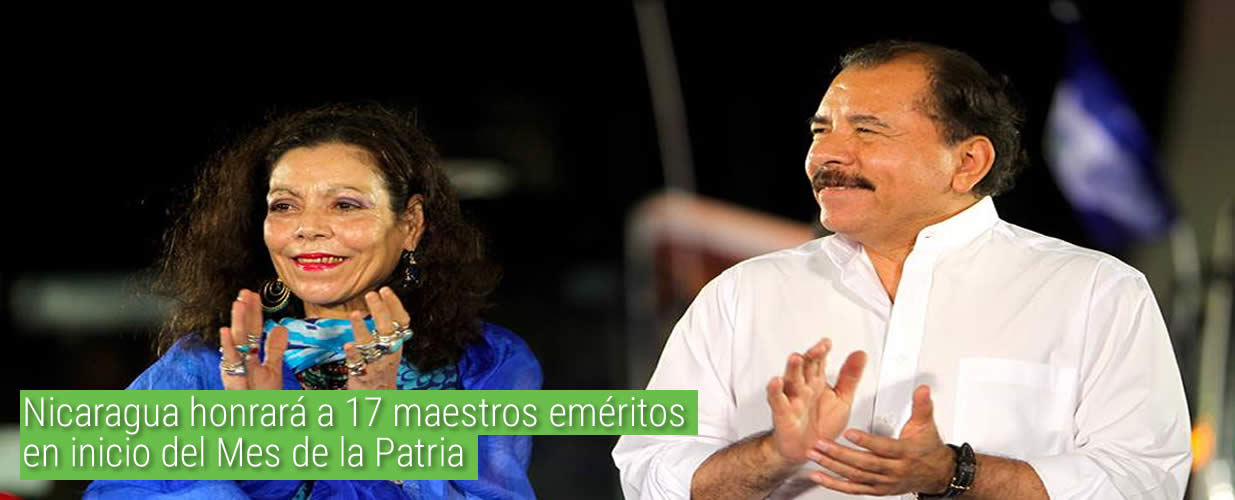 Nicaragua honrará a 17 maestros eméritos en inicio del Mes de la Patria ...