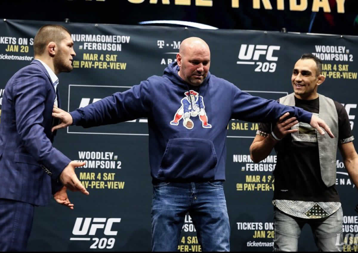 Careos de las peleas de UFC 209 Woodley vs Wonderboy 2 - Nurmagomedov ...