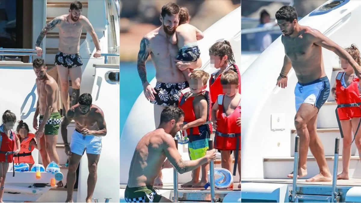 Leo Messi, Luis Suárez y Cesc Fábregas de vacaciones en Ibiza - Viva ... Leo Messi, Luis Suárez y Cesc Fábregas de vacaciones en Ibiza - Viva ...
