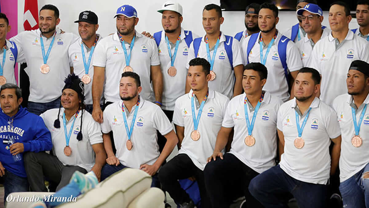 Selección de Béisbol regresa a Nicaragua luciendo medalla de bronce