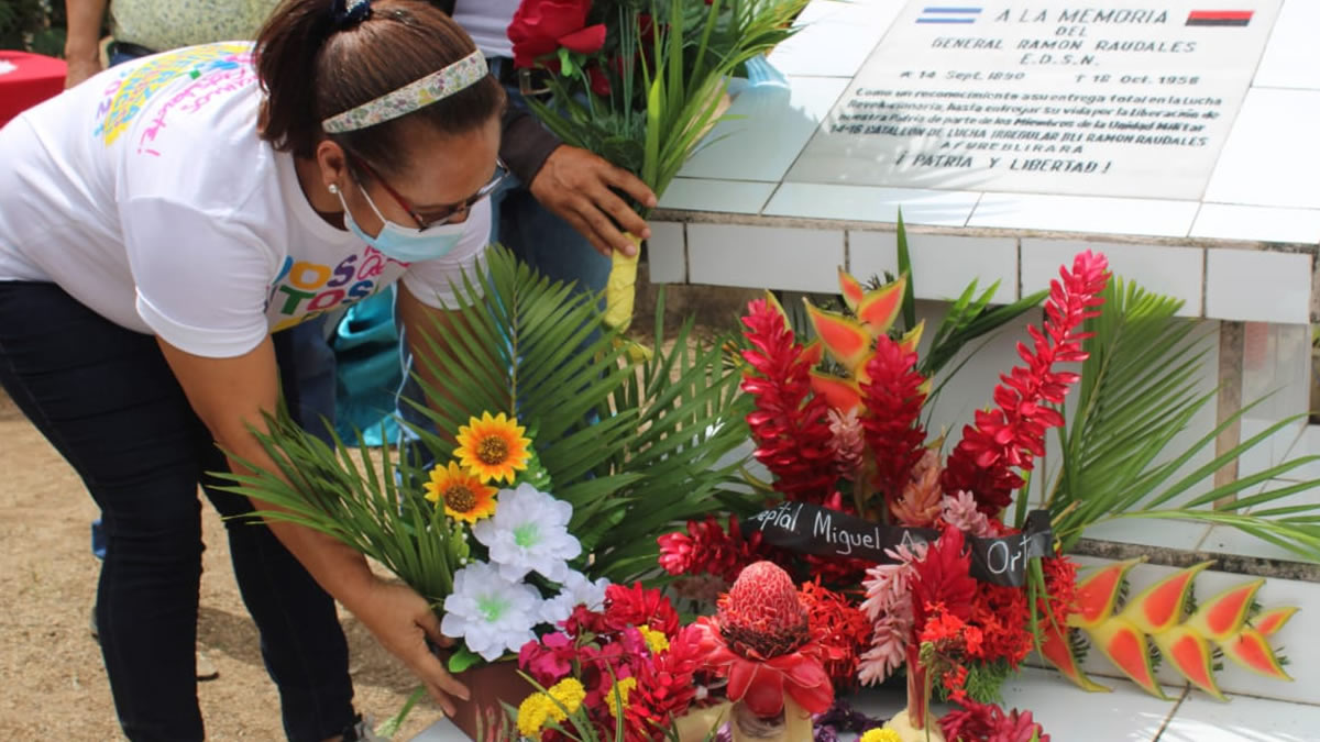 Realizan homenaje al General Ramón Raudales