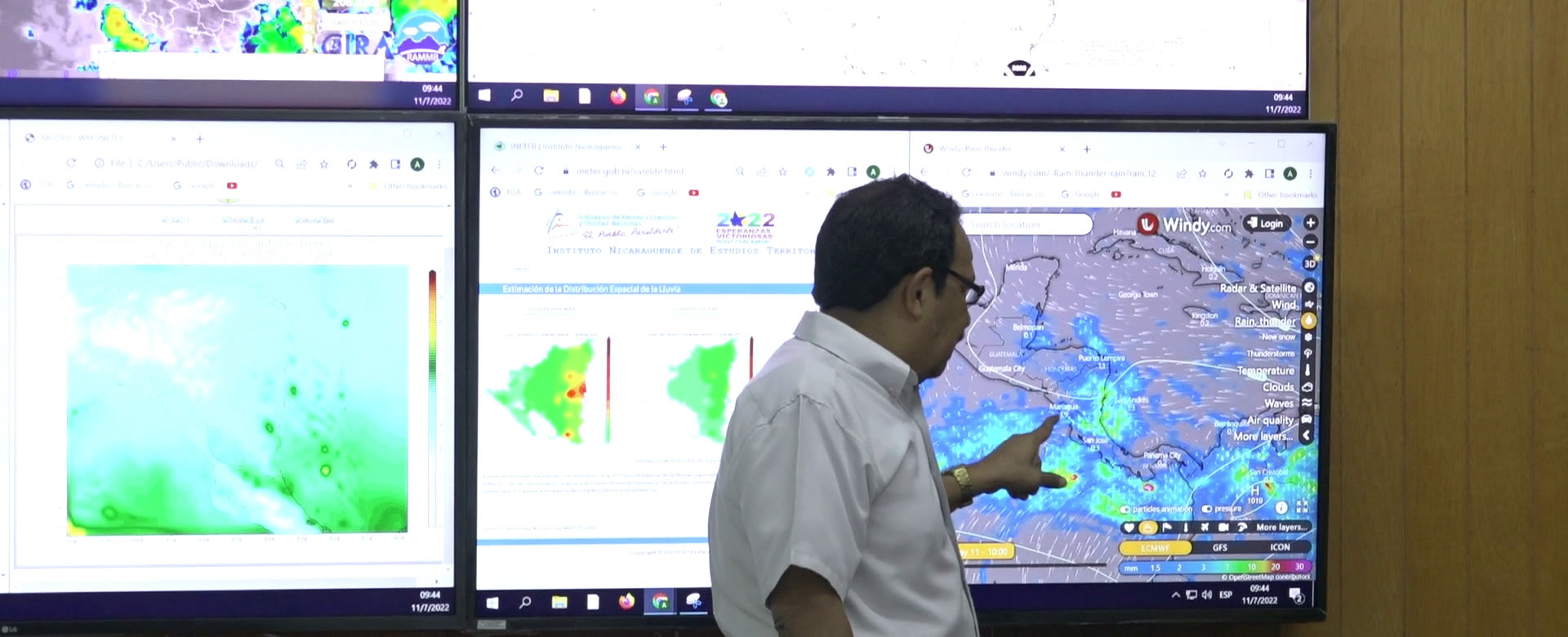 Ineter anuncia ingreso de dos ondas tropicales al territorio nacional