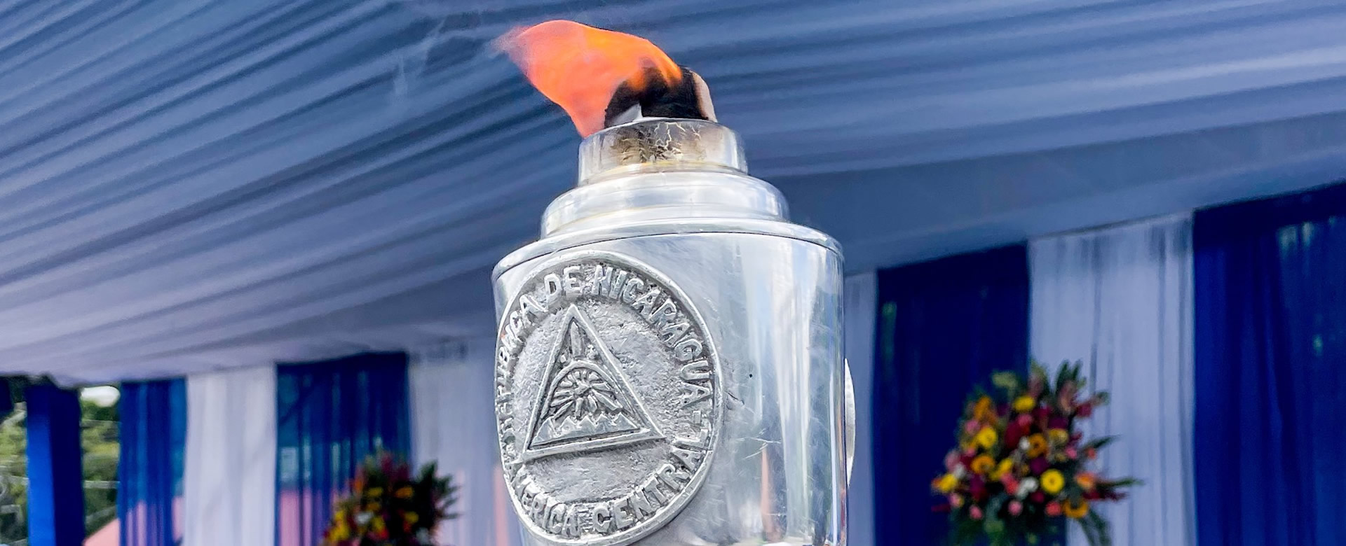 Antorcha Centroamericana territorio nicaragüense : Viva Nicaragua Canal 13