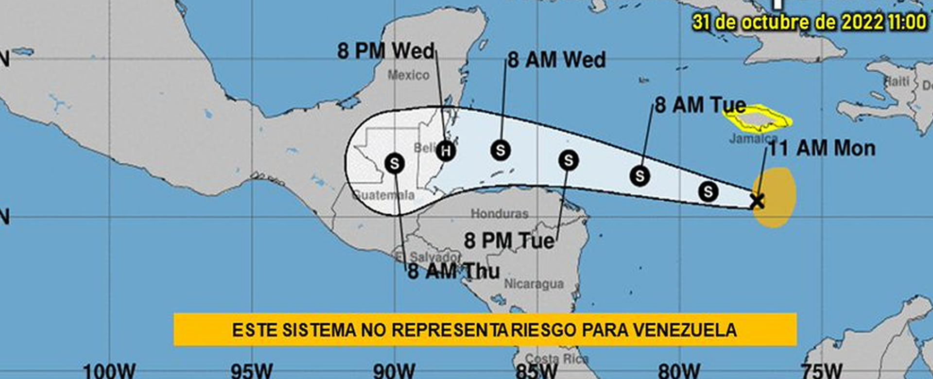 Tormenta tropical Lisa amenaza Centroamérica y parte de México