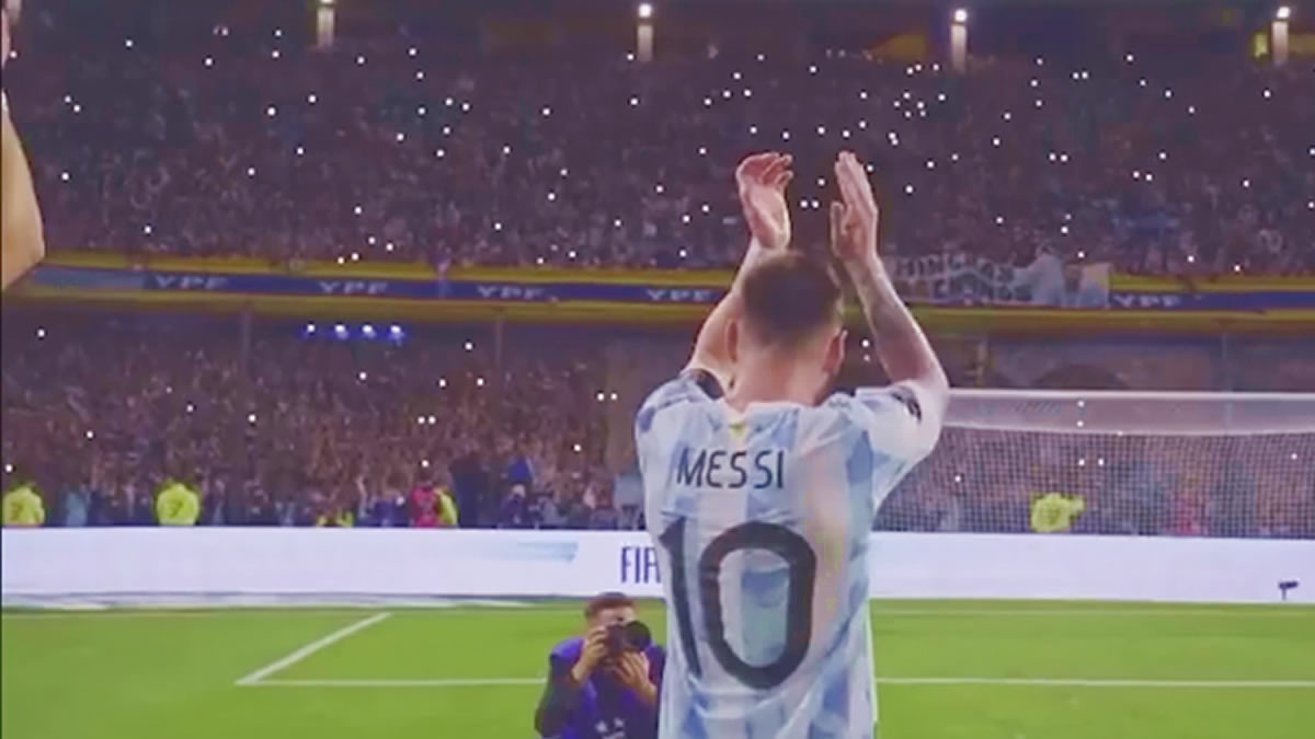 Messi: "es lo más lindo que me pasó en mi carrera"