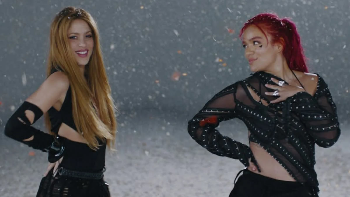 Shakira y Karol G presentan la canción "TQG"