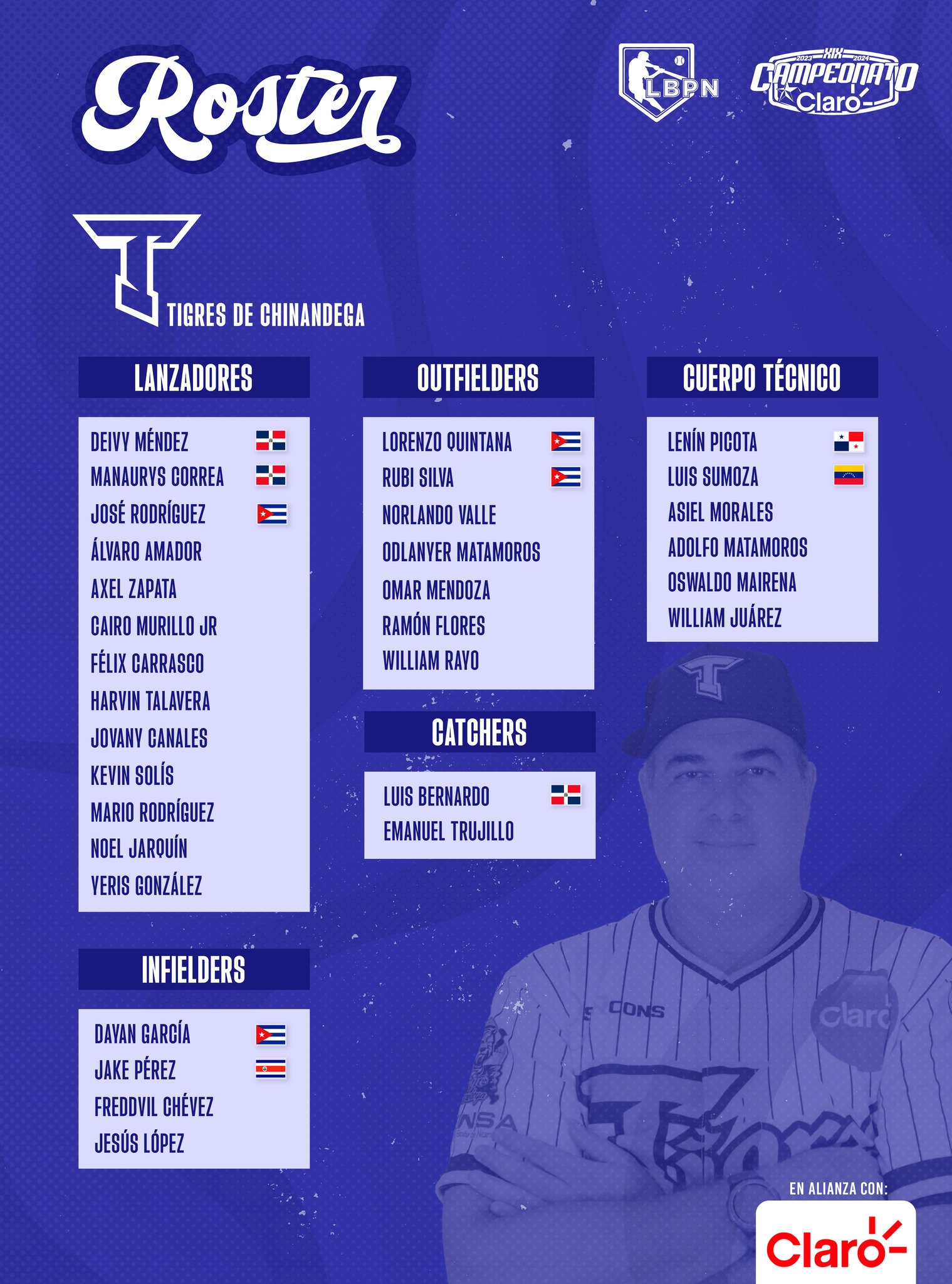 Todo listo para la Liga de Béisbol Profesional de Nicaragua