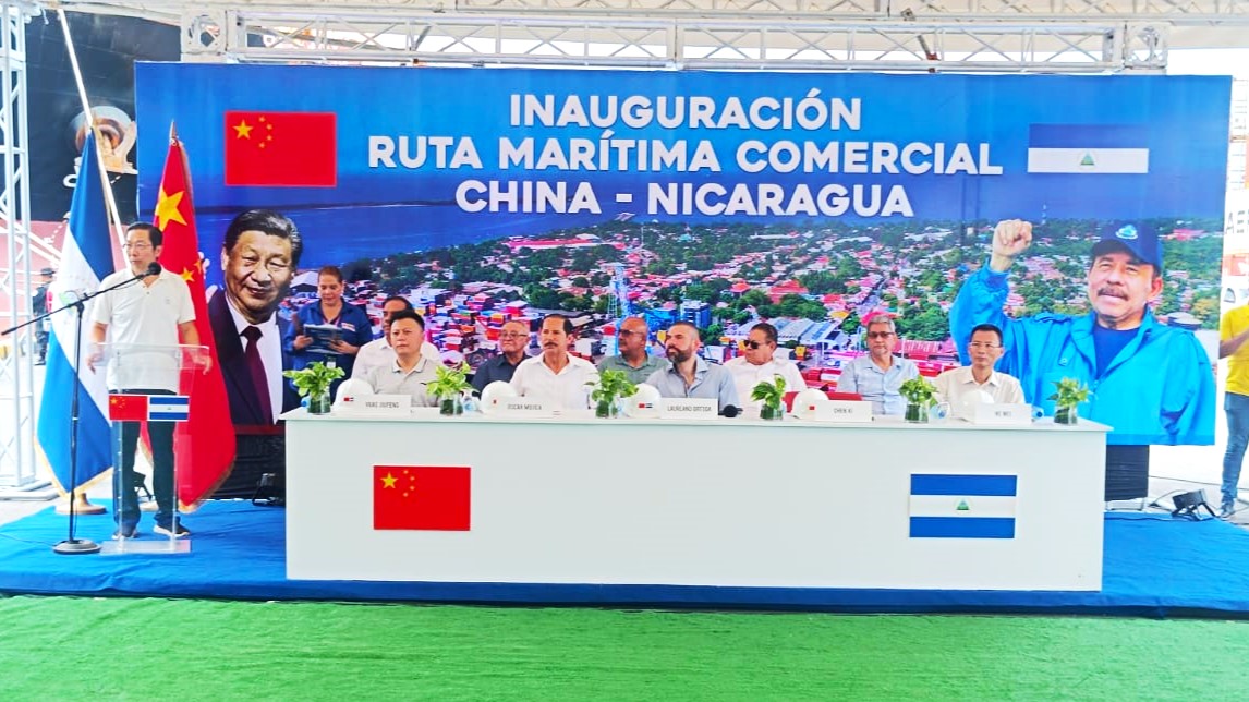 Inaugurada ruta marítima directa entre Nicaragua y China