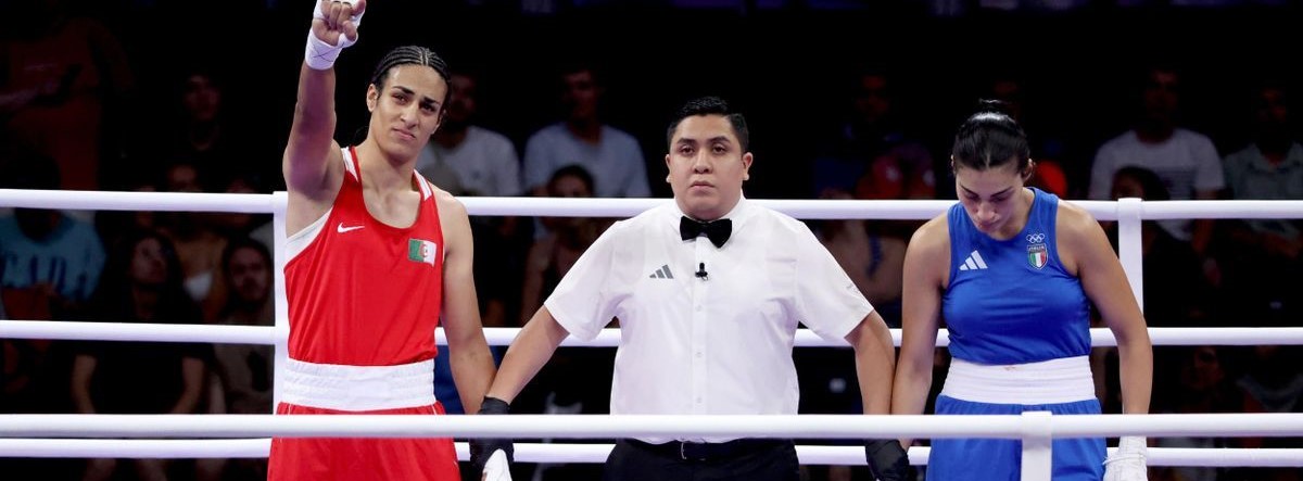 Boxeadora argelina es acusada de ser hombre