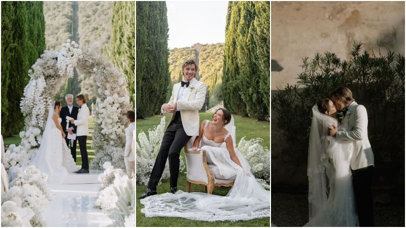Millie Bobby Brown y Jake Bongiovi: Primeras fotografías de su boda
